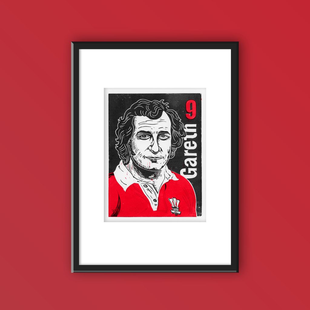 Gareth Edwards Handmade Linocut Print | Original Limited Edition - Dai ...
